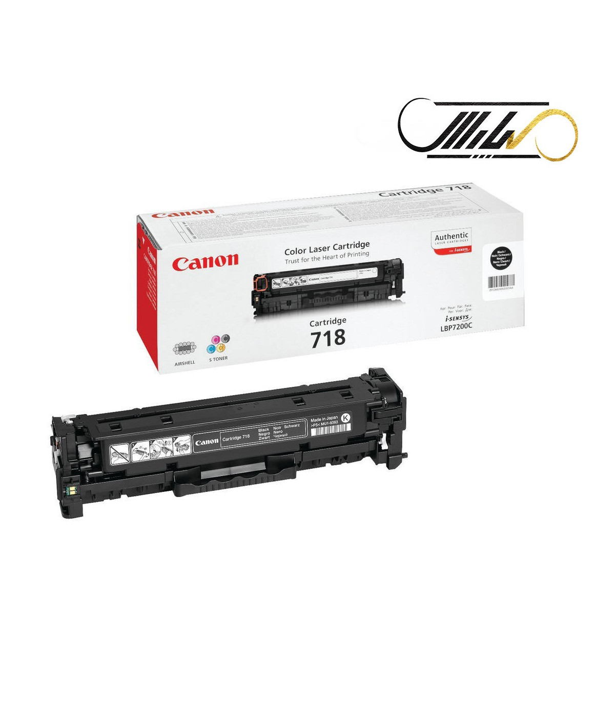 کارتریج پرینتر کانن CANON LBP7210 خرید و قیمت تونر لیزری مشکی 718