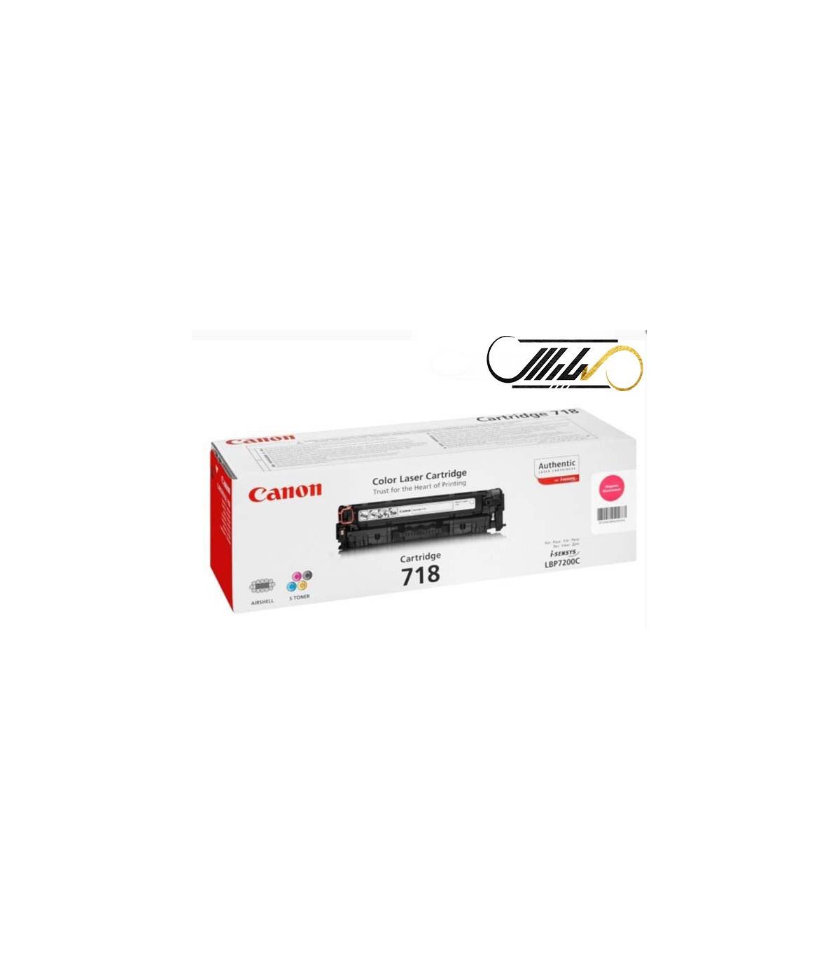 کارتریج قرمز پرینتر کانن CANON LBP7210 خرید و قیمت تونر لیزری قرمز 718